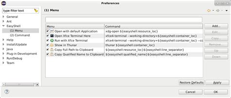 Easyshell This Eclipse Plugin Allows To Open A Shell Window Or File