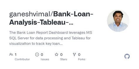 GitHub Ganeshvimal Bank Loan Analysis Tableau Dashboard The Bank Loan Report Dashboard