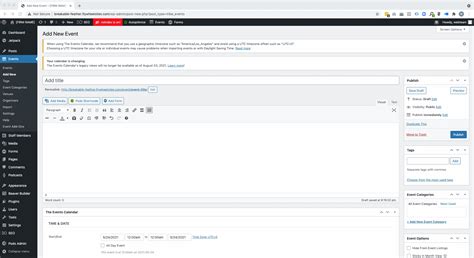 Adding Events Ae Digital