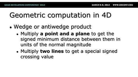 Geometric Computation In