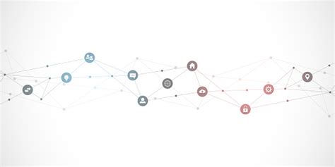 인포그래픽 요소와 평면 아이콘이 있는 정보 기술 배경 디지털 기술 네트워크 연결 및 통신 개념 0명에 대한 스톡 벡터 아트 및 기타 이미지 Istock