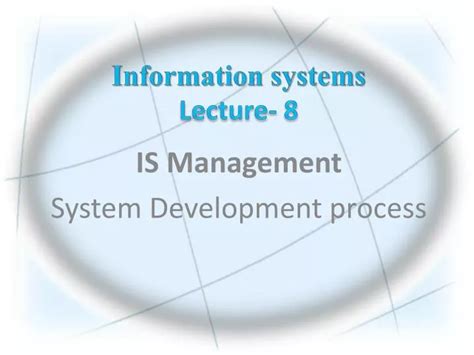 PPT Information Systems Lecture 8 PowerPoint Presentation Free Download ID 1661428