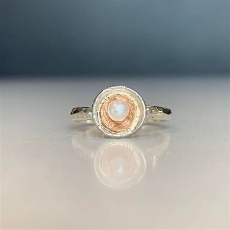 Two Tone Lily Ring Ainsleyfinejewellery