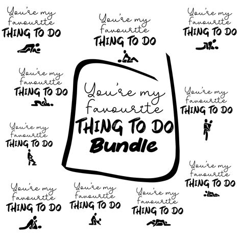 Youre My Favourite Thing To Do Svg Bundle Sex Svg Bundle Adult Svg Bundle 18 Bundle Etsy
