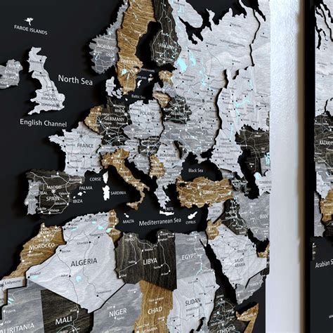 3d Wooden World Maps For Unique Home Decor