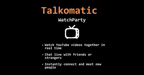 Talkomatic Watchparty