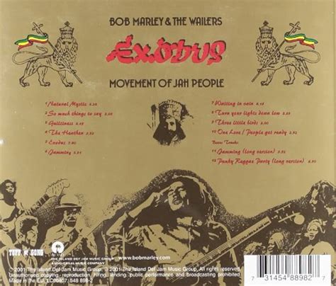 Copertina Dellalbum Bob Marley Exodus Bob Marley Libri Musica E
