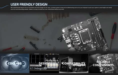 Msi Pro H M E Ddr Micro Atx Matx Intel Motherboard Intel Lga Socket Shopee Malaysia