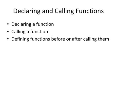 Functions In Php Pptx