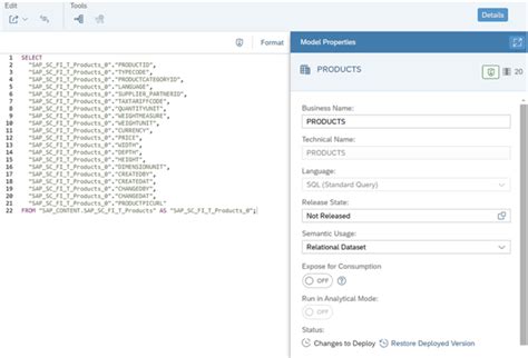 Sap Datasphere Json Hack Transform Graphical To Sql View