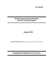 Tc3 04x62 Pdf Tc 3 04 62 Small Unmanned Aircraft System Aircrew Training Program August 2013