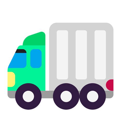 Articulated Lorry Flat Icon Fluentui Emoji Flat Iconpack Microsoft