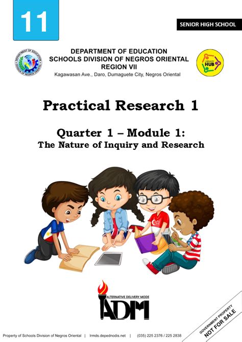 Practical Research 1 Q1 Module 1 Nature Of Inquiry And Research Final