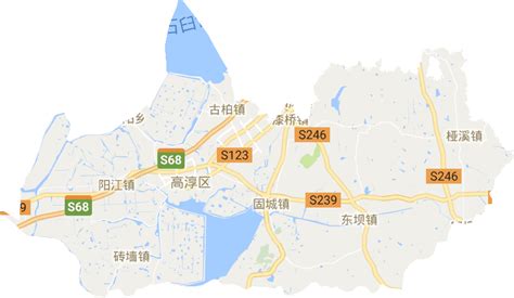 高淳区高清电子地图