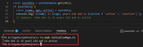 Initialize Maps In Typescript