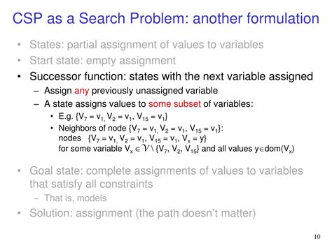 Ppt Arc Consistency And Domain Splitting In Csps Powerpoint