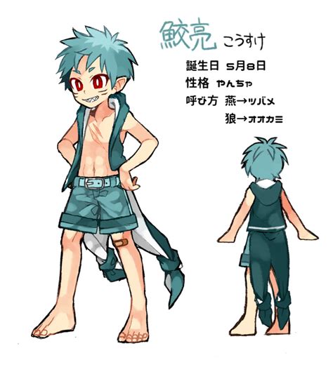 Safebooru 1boy Aqua Hair Aqua Hoodie Aqua Shorts Bandaid Bandaid On
