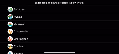 Expandable And Dynamic Sized Table Header View And Table Footer View