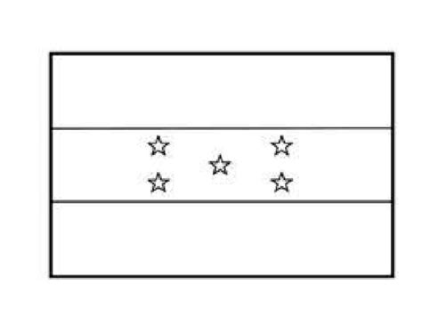 Bandera De Honduras Para Colorear Pdf