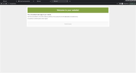 How To Set The Default Web Page On Our Ispconfig Server So That The Apache2 Debian Default Page