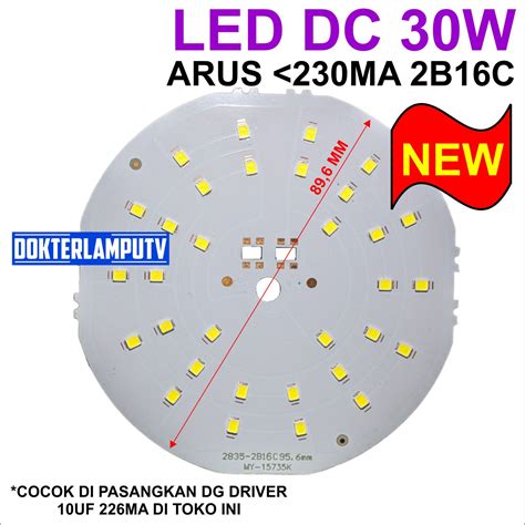 LED DC 30W 2B16C 230MA COCOK DI PASANGKAN GENGAN DRIVER 10UF Lazada Indonesia