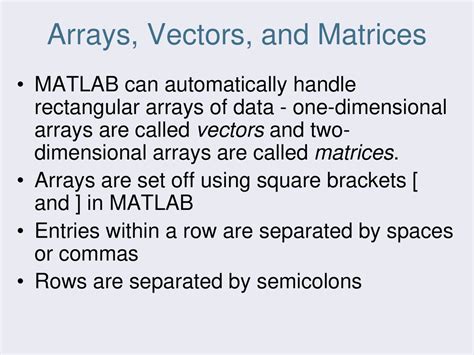 Part 1 Chapter 2 Matlab Fundamentals Ppt Download
