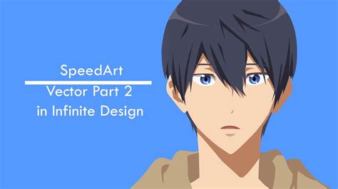 SpeedArt Infinite Design Making Vector Anime Part YouTube