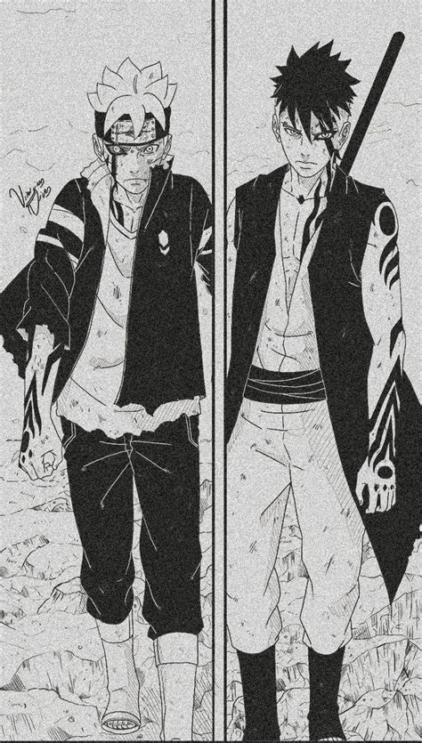 Uzumaki Boruto And Kawaki Manga Panel