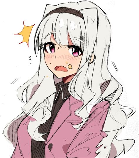 Tuxedo De Cat Shijou Takane Idolmaster Idolmaster Classic Eyebrows 1girl O Black