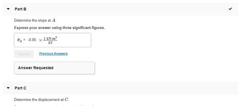 Solved Part B Determine The Slope At A Express Your Answer Chegg Com