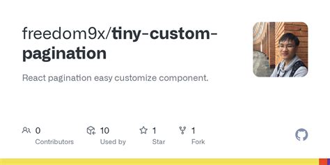 Github Freedom9xtiny Custom Pagination React Pagination Easy