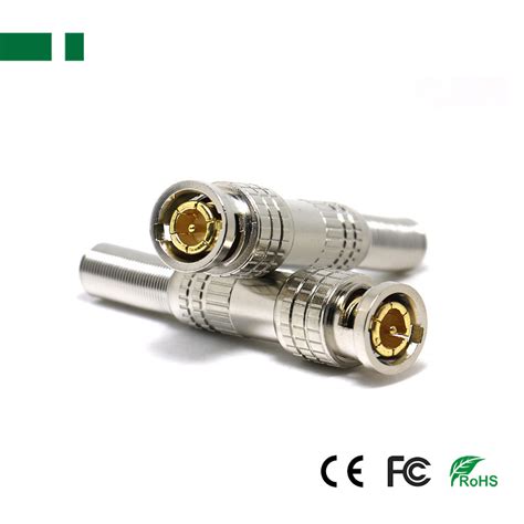 Cctv Camera Rg6 Solderless Bnc Male Connector