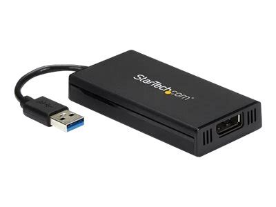 Product Startech Com Usb To Displayport Adapter Displaylink Certified K Hz Usb