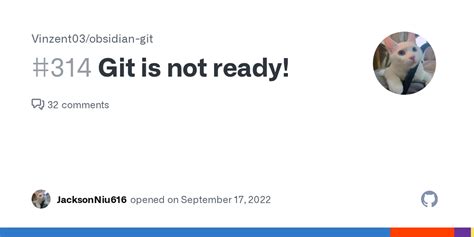 Git Is Not Ready Issue Vinzent Obsidian Git Github