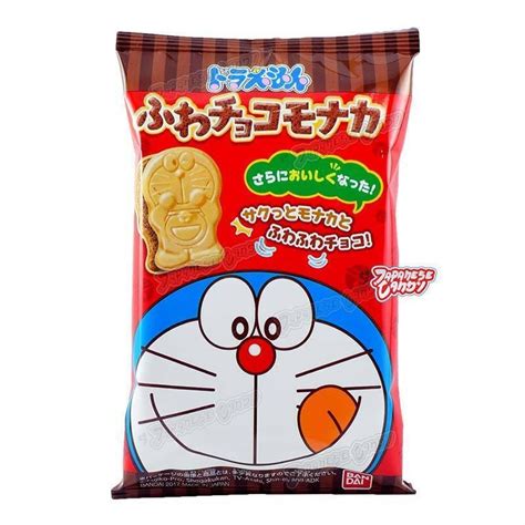 Bandai Doraemon Fluffy Chocolate Monaka Zakkastore Japanese Candy