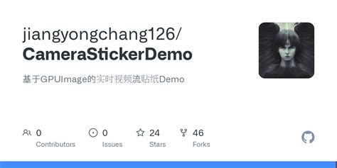 GitHub jiangyongchang126 CameraStickerDemo 基于GPUImage的实时视频流贴纸Demo