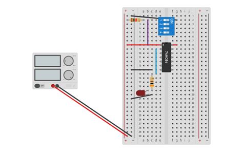 Circuit Design Not Gate Off Mode Tinkercad