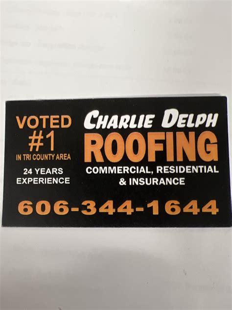 Charlie Delph Roofing Updated December 2025 Corbin Kentucky
