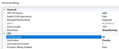 IIS Application Pool Barcode Streaming Best Practices