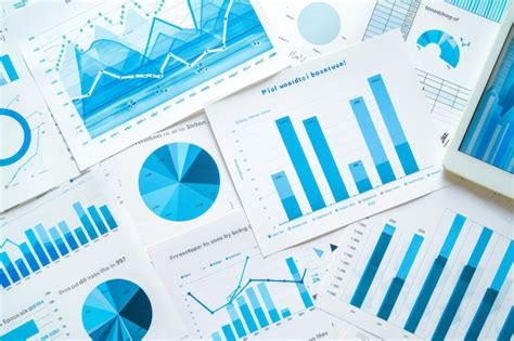 premium photo create blue visual representations for business