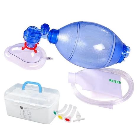 PVC Manual Resuscitator PVC Ambu Bag Factory PVC Manual Resuscitator For Adult Pediatric Infant