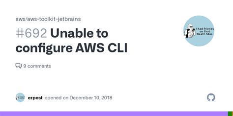 Unable To Configure Aws Cli · Issue 692 · Awsaws Toolkit Jetbrains