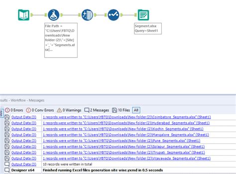 Solved Error While Reading Multiple Files With Similar Sc Alteryx