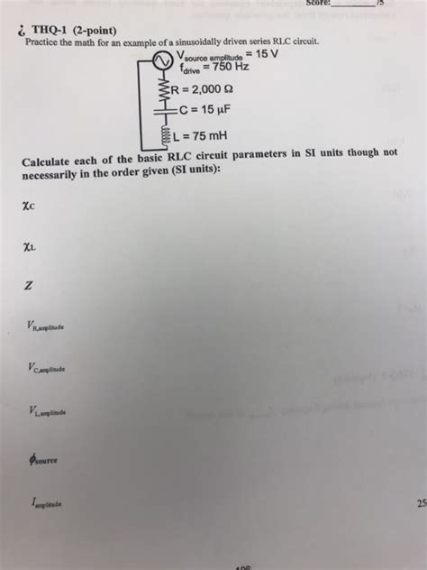 Solved Practice The Math For An Example Of A Sinusoidally