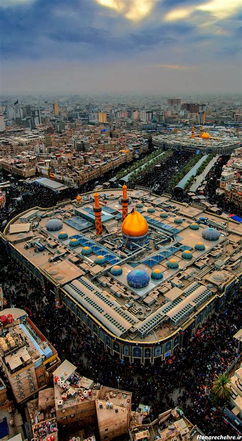 26 عکس حرم با کیفیت بالا و جذابیت بین الحرمین کربلا