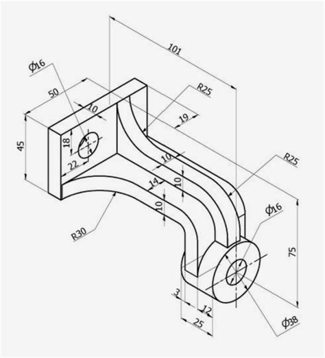 1 Draw The 3 Main Views Pick Whatever Side You Want Chegg Com