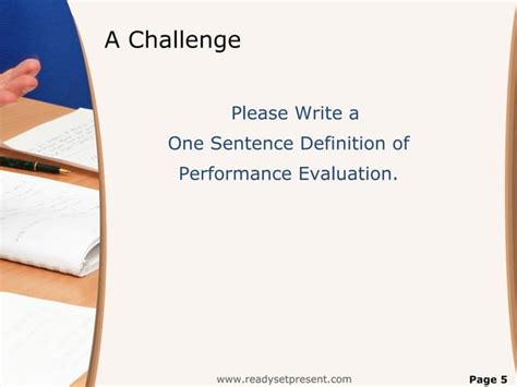 performance evaluation powerpoint ppt content modern sample ppt