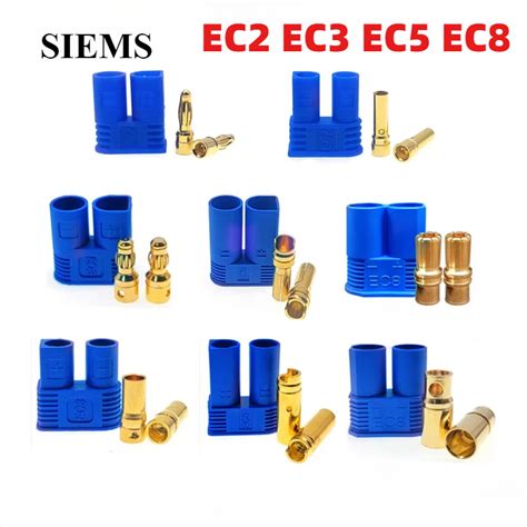 Ec2 Ec3 Ec5 Ec8 Banana Plug Connector Battery Motor Male And Female Head Aviation Model High