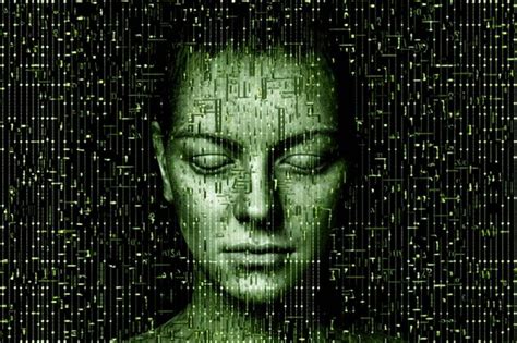 Premium Ai Image Human Shape Made With Digital Binary Codes Concept Of Artificial Intelligence