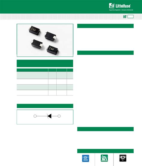 Tvs Diode Product Catalog Datasheet By Littelfuse Inc Digi Key